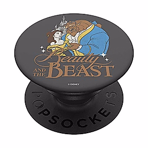 Disney Beauty And The Beast Vintage Colored Logo Dance PopSockets PopGrip: Swappable Grip for Phones & Tablets