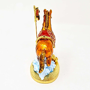 fengshuisale 2022 Sky Horse with Flag of Success Desk Ornaments Decoration for Home Office W4938