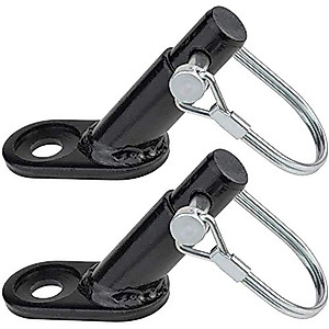 Wellfun 2PCS Bike Trailer Coupler Bicycle Trailer Hitch Adapter Metal Instep Bike Trailer Attachment Connector Accessory for Instep Bike Pet Stroller