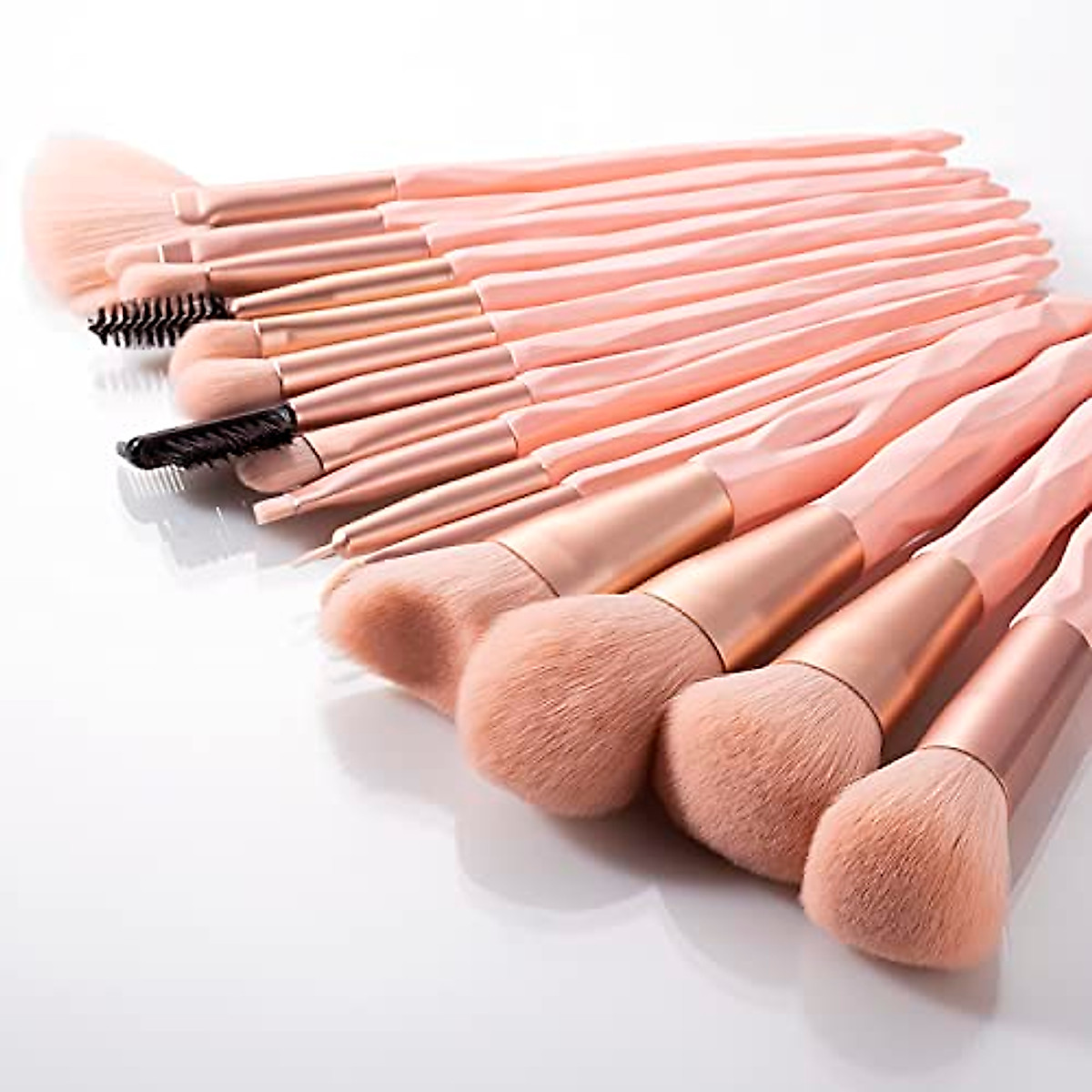 111 Diamonds Makeup Brushes Set Natural Premium Synthetic Eyeshadow Foundation Face Blending Blush Concealers Eye Makeup Brush Set Professional for Women Kids Makeup Brushes & Tools Accessories