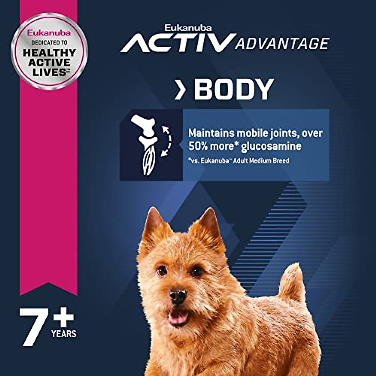 Eukanuba Senior Small Breed Dry Dog Food, 5 lb