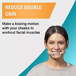 Jaw Exerciser, Double Chin Reducer by Jawfit – Face and neck exerciser, keep your Face Slim and composed, Redefine your age and jaw health