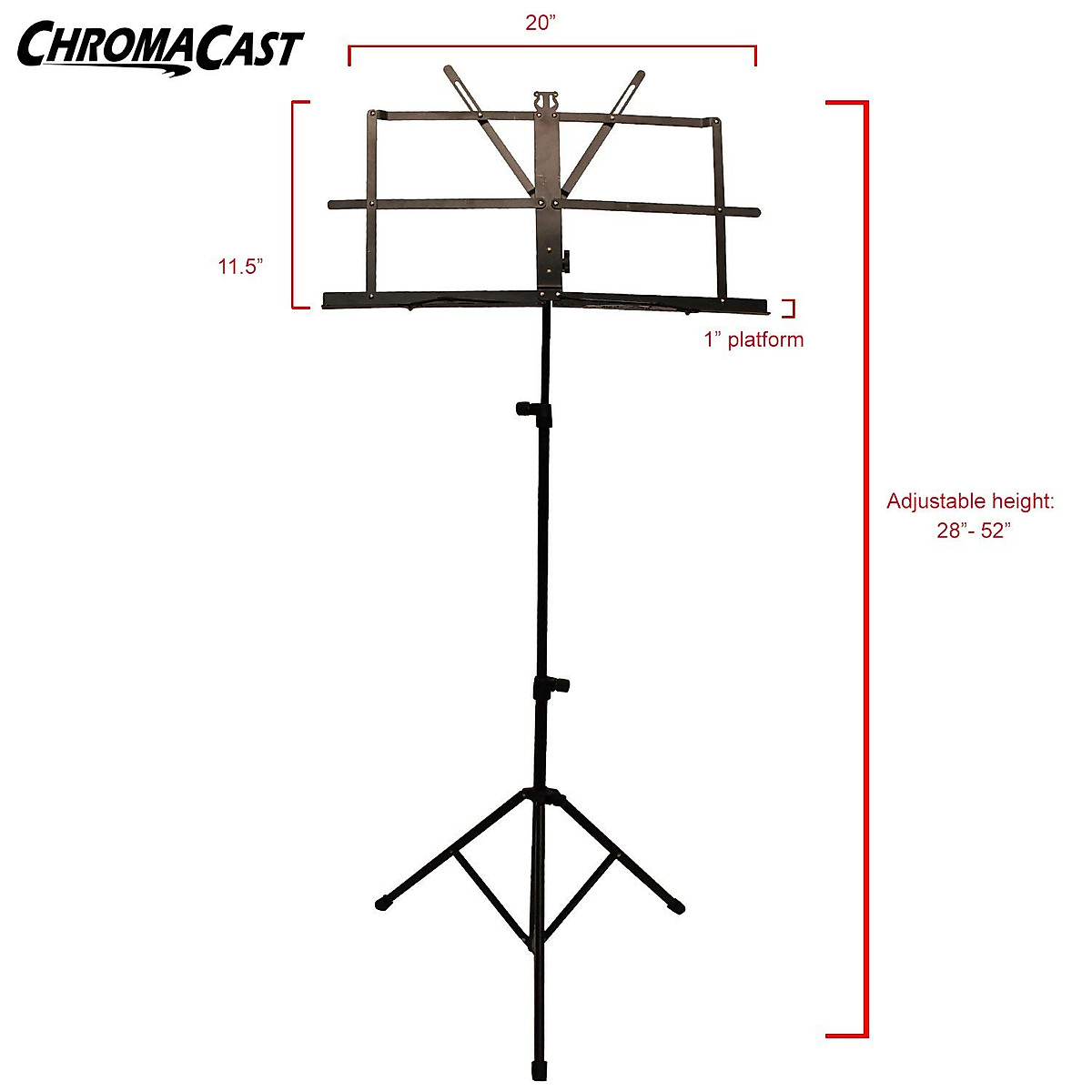 ChromaCast Folding Music Stand Performance Pack (CC-MSTAND-KIT-1)