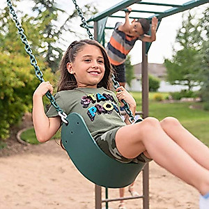 Lifetime 91028 Monkey Bar Adventure Swing Set, Earthtone