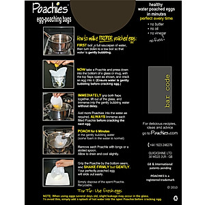 Poachies Egg Poaching Bags, 1 PK