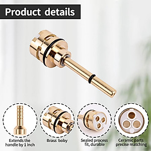 RP51919 6 setting diverter cartridge compatible with rp51919 replacement part set,Brass Construction