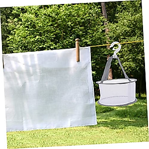 STOBAZA 2pcs Powder Puff Clothes Basket Mini Powder Puff Beauty Sponge Collapsible Clothes Rack Drying Basket Cloth Drying Hanger Drying Rack Drying Net Beauty Egg Drying Basket Small