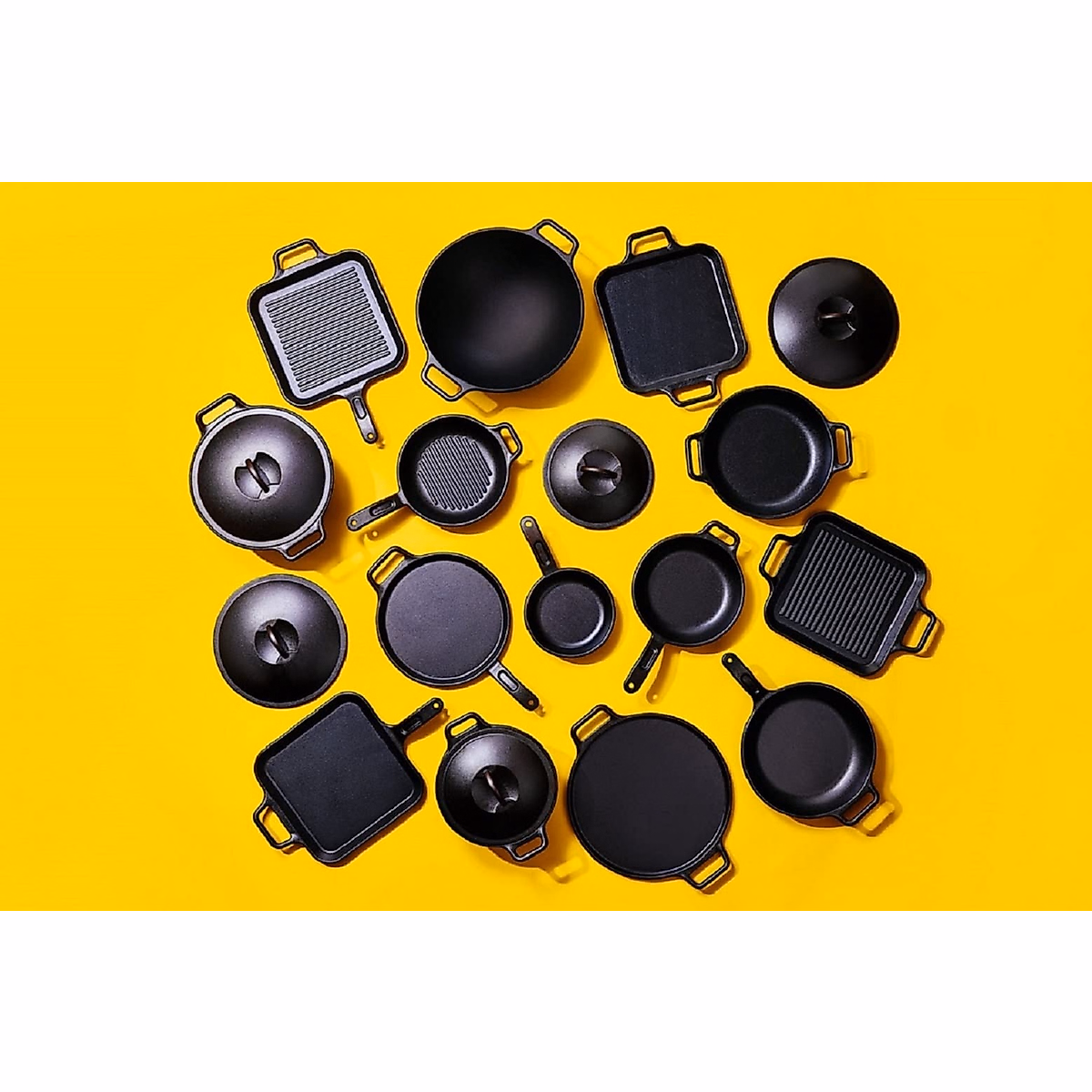 Lodge BOLD 12 Inch Seasoned Cast Iron Grill Pan; Design-Forward Cookware