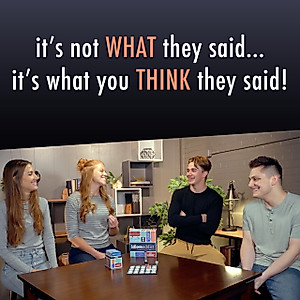 Idiom Addict, Decipher The Gibberish Phrase, 2400 Funny Brain Teasers, Large Group Party Game for 4+ Players