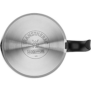 WMF 794769990 milk pot Ø 14 cm approx. 1,7l pouring rim Cromargan stainless steel brushed suitable for all stove tops including induction dishwasher-safe, Silver