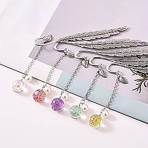 RIOMAN Bookmarks Metal Bookmark Bookmark Sprout Bookmarks Bookmark Metal Bookmark Cute Cartoon Beautiful Cool Book Page Mark Student Stationery Bookmarks Book Marker Bookmarker (Color : Brown)