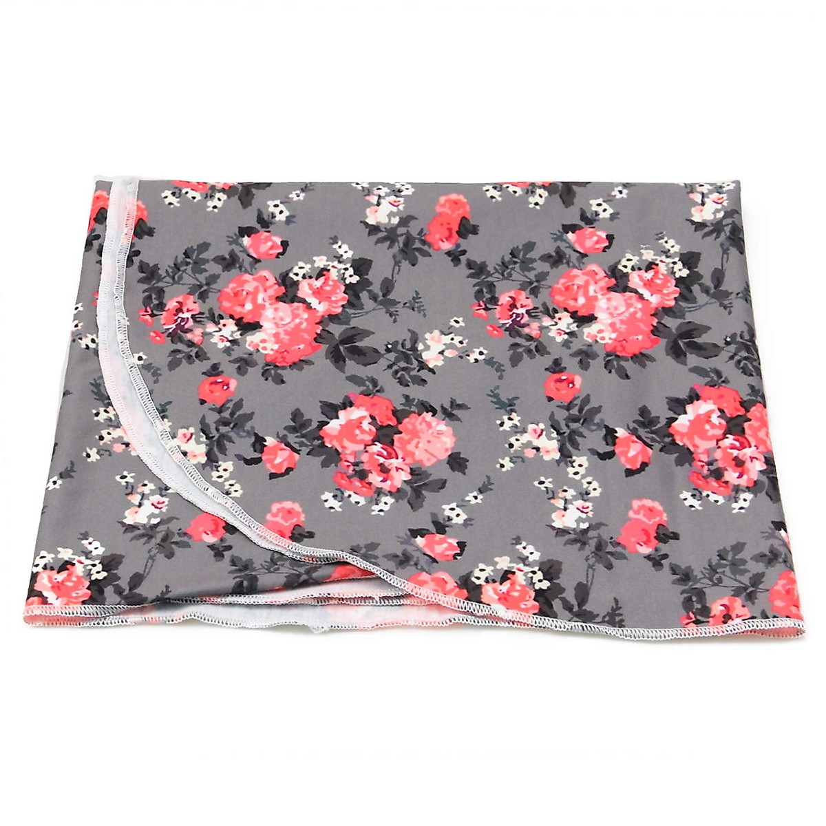 Infant Floral Swaddle Wrap with Headbands Hats Value Set Newborn Receiving Blanket Photography Props 35X35inch