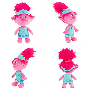 Franco Kids Bedding Soft Plush Cuddle Pillow Buddy, One Size, Trolls World Tour Poppy