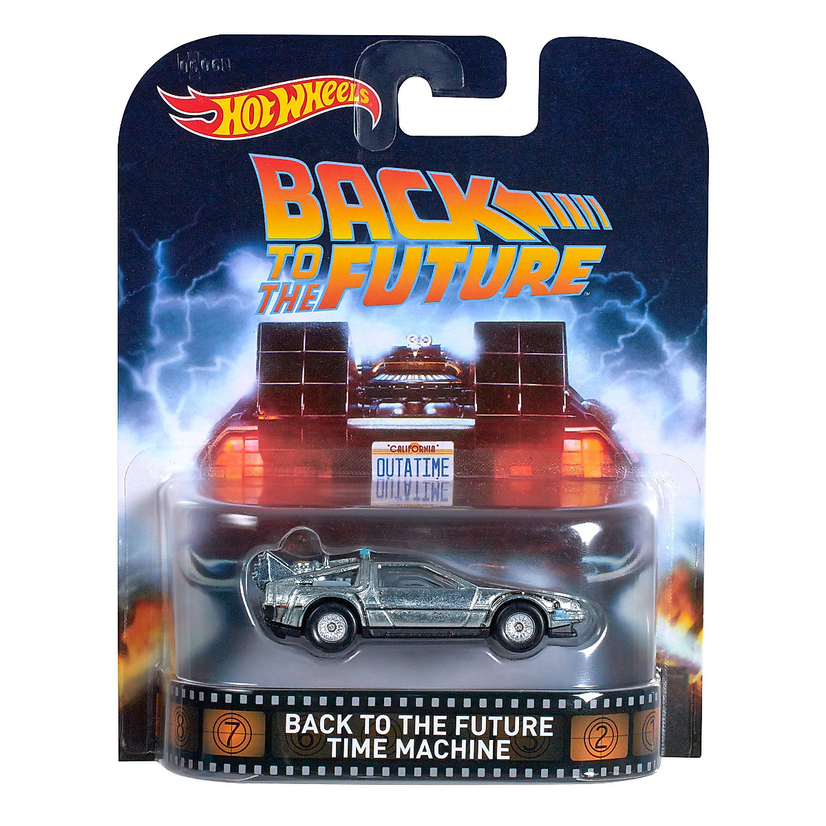 Hot Wheels Retro Entertainment Diecast Back To The Future Time Machine Vehicle
