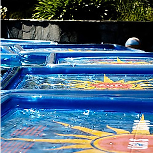 Solar Sun Rings SSSA-SB-02 UV Resistant Above Ground Inground Swimming Pool Hot Tub Spa Heating Accessory Square Heater Solar Cover, Sunburst