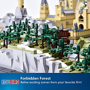 Under the Baubles Educiro Hogs Magic Castle Building Sets, (6862 Pieces) Adults Sets Challenging Wizarding World, 23-Inches Collectible Display Building Toy Set for Kids, Boys, and Girls Ages 16+