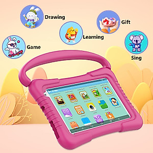 CUPEISI Kids Tablet 7 inch Tablet for Kids WiFi Kids Tablets 32G Android 11 Dual Camera Educational Games Parental Control, Toddler Tablet with Kids Software Pre-Installed Kid-Proof YouTube Netflix