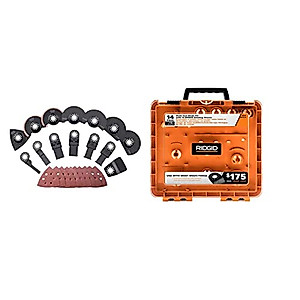 New Ridgid 14 Pc Jobmax Multi-Tool Accessory Cutting Grinding Blade Kit Ac24j14