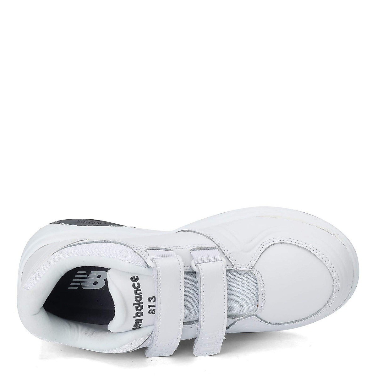 New Balance womens 813 V1 Hook and Loop Walking Shoe, White, 9.5 US