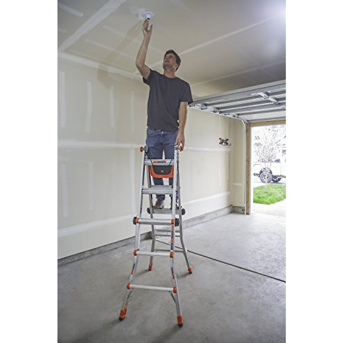 Little Giant Ladders, Cargo Hold Tool Pouch, Ladder Accessory, Nylon, (15040-001), Silver