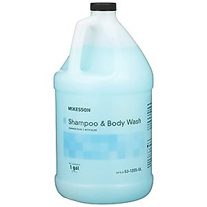 McKesson Body Wash and Shampoo with Aloe, Sumer Rain Scent, 1 gal, 4 Count