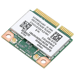 ASHATA Network Card,for Qualcomm AR9565 QCWB335 150M Mini PCI-E Bluetooth Network Card Universal, 2.4G Bluetooth Network Card for HP/DELL/ACER, etc.