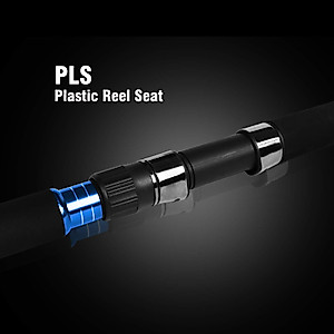 Fiblink Saltwater Fishing Rod Carbon Fiber Jigging Rod with 2 Piece Twin-Tip Spinning & Casting Portable Travel Fishing Jig Rod (Blue 5'6" 30-50lbs 2pcs)