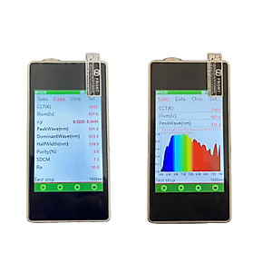 BN320 Handheld Spectrometer Light Spectrum Meter - High Precision CCD, 380nm-780nm, Touch Screen Display