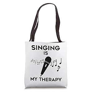 Ironic Saying Singer Vocal Coach Singing Music Tote Bag