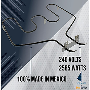 PRYSM WB44T10011 Oven Bake Element Replacement - Compatible with General Electric, Hotpoint, RCA Ranges replaces WB44T10011, WB44T10059, 820921, AH249286, EA249286, PS249286