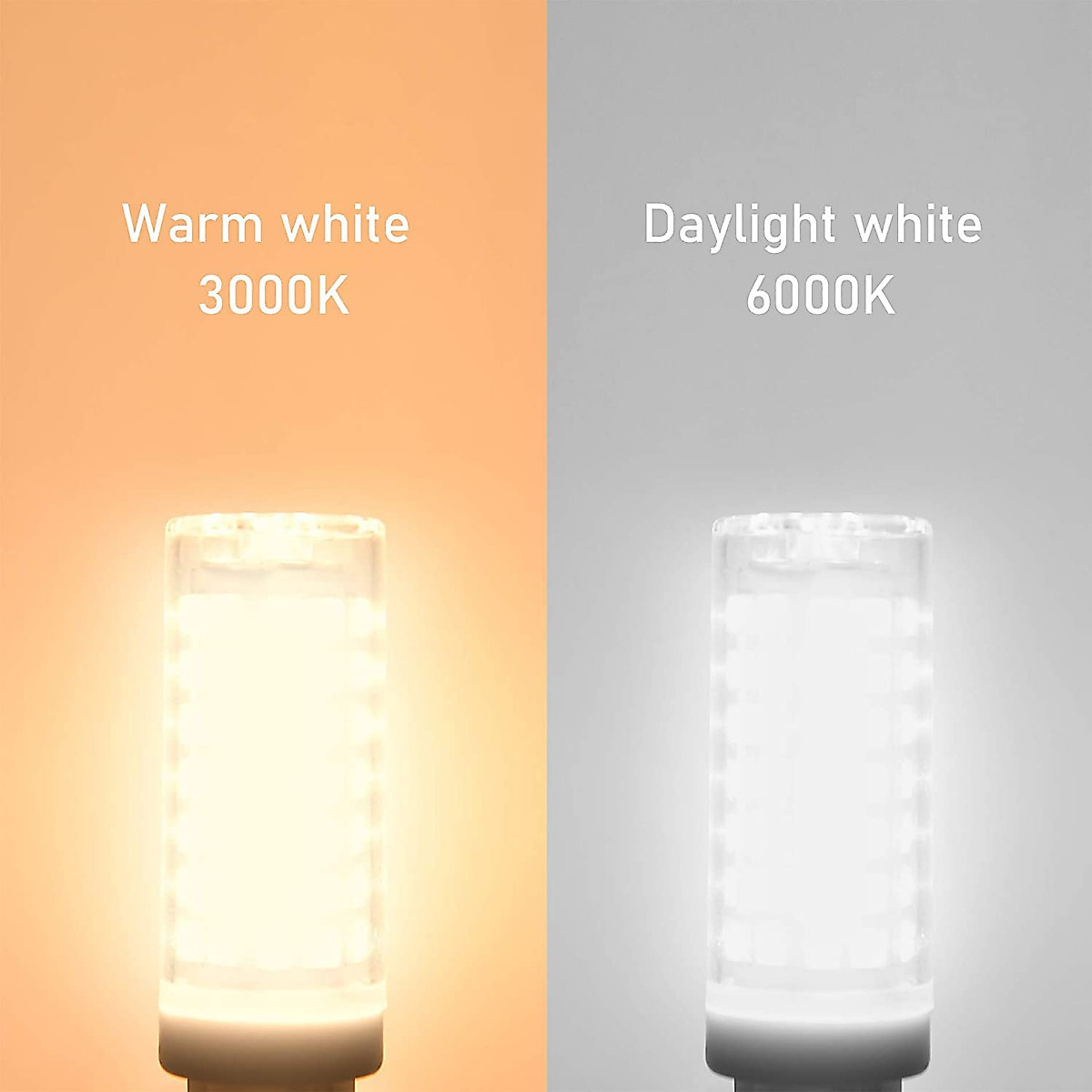 BA15D Led Light Bulbs 120V Dimmable 7W Double Contact Bayonet Base, 75W JD Type T3/T4 Halogen Equivalent, BA15D LED Bulb 3000K Soft Warm White for Sewing Machine Pendants Wall Light