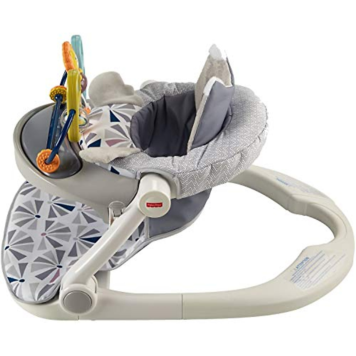 Fisher-Price Premium Sit Me Up Floor Seat with Toy Tray Owl