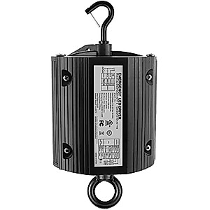 40W LED Emergency Backup Battery for UFO High Bay Light, Suitable for Dimmable Emergency LED Driver, Emergency Time 90 Minutes, AC Input 100-347V Output DC170V, UL Certified 5 Years Warranty (1-Pack)