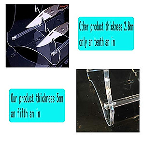 Knife Display Stand 2 Set,Hold On 8 Pcs,Thicken,Daggers Display Stand.