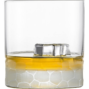 EISCH Crystal Whiskey Glasses HAMILTON - Set of 2 handcrafted 13.5 oz Tumblers in Germany with thick weighted bottom - Perfect for Bourbon, Cognac, Scotch, Irish Whisky & old fashioned Cocktails