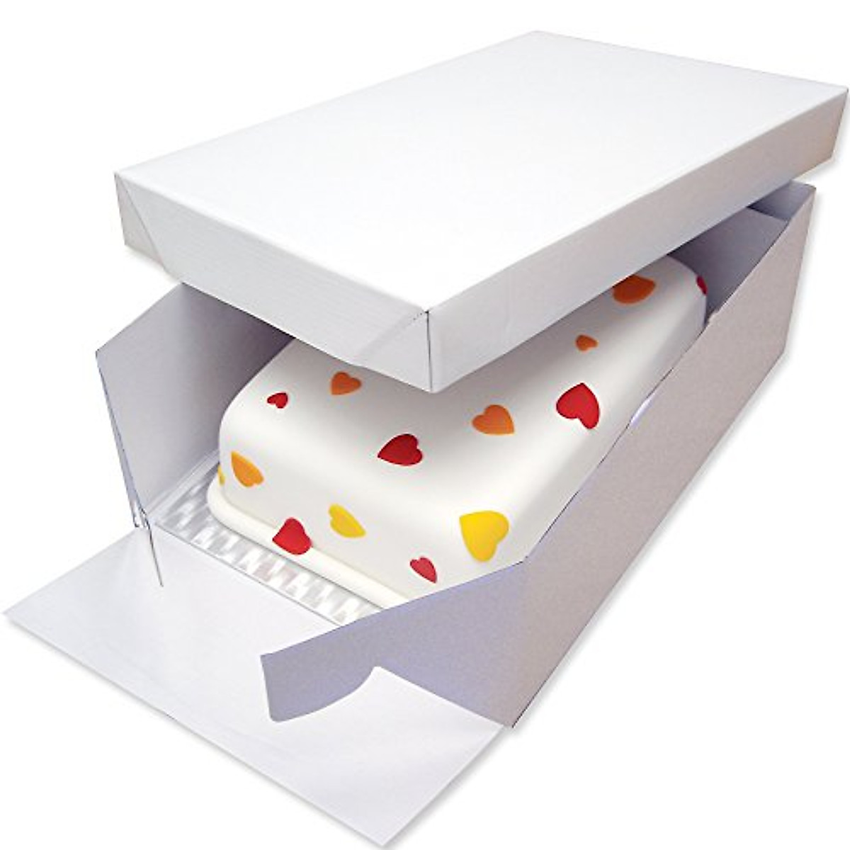 PME Oblong Card & Cake Box, 15 x 11-Inch, White