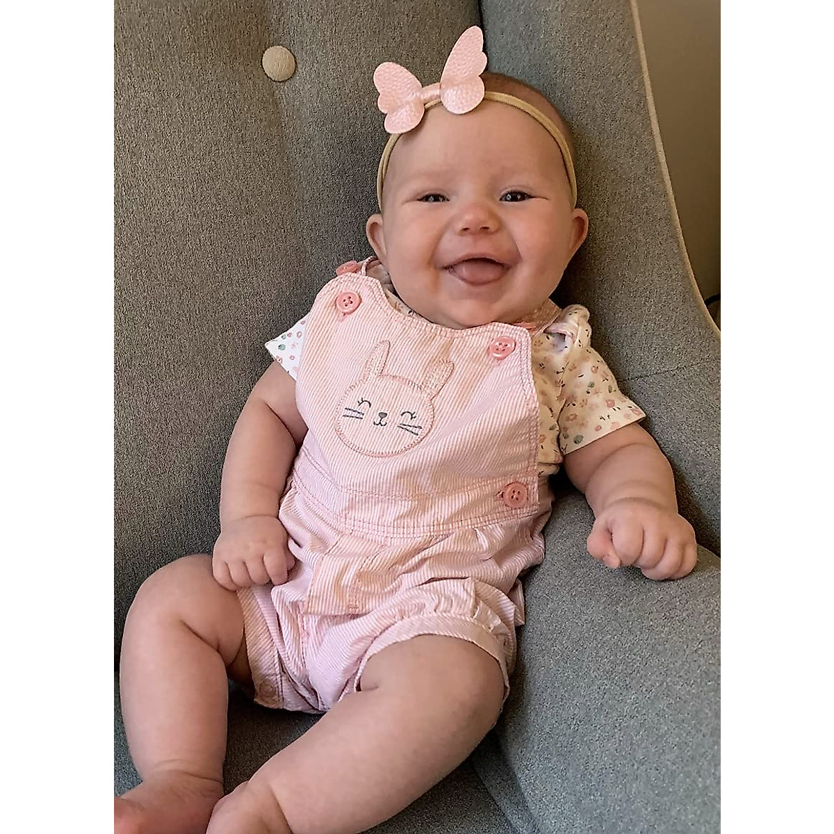 DiaperSquad's Baby Girl Bow Headbands Newborn Infant Toddler 20-pack Hairbands and Bows Child Hair Accessories