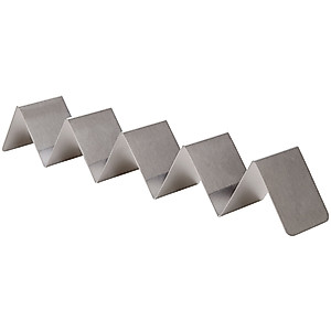 American Metalcraft HTSH5 Taco Holder, Stainless Steel, Half-Size, Four Or Five Compartments