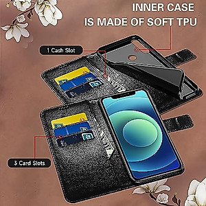 DAFEI Wallet Case for iPhone 13 with Pug Dog-aa129 Pattern PU Leather Flip Folio ID&Credit Cards Pocket Lanyard