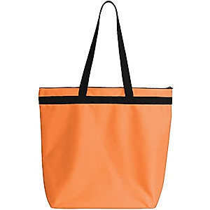 Fight Like a Girl How Strong We Are Darcey Tote Bag for Leukemia, Multiple Sclerosis, Kidney Cancer Awareness - Orange Ribbon