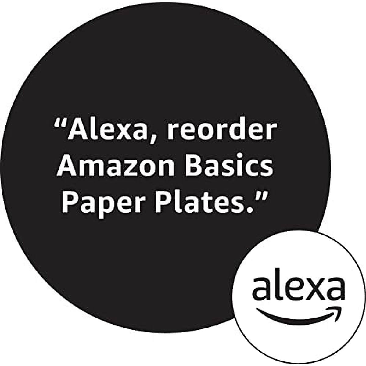 Amazon Basics Everyday Paper Plates, 10 Inch, Disposable, 100 Count