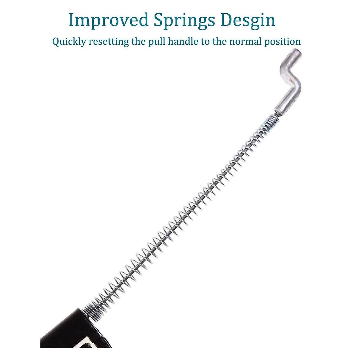 ttmagic 2Pcs Recliner Cables Replacement D-Ring Pull Handle, Metal Recliner Release Cable, Exposed Cable Length 4.9", Total Length 33.7", Fit Ashley and Most Recliner