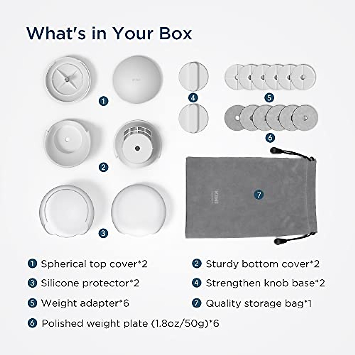 KIWI design Controller Extend Grips and VR Weight Controller Fitness Accessories Compatible with Quest 2