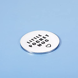 Inspirational Gifts for Women Men Little Pocket Hug Recovery Gifts Motivational Keychain from Depression Surgery Suicide Addiction Alcoholics Sobriety Presents for Cancer Survivor Warrior Fighter