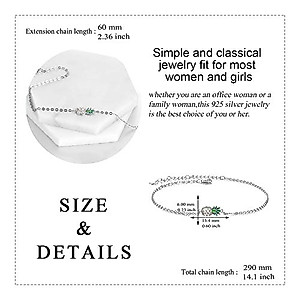 Pineapple Anklets Gifts for Women Sterling Silver Adjustable Pineapples Chain Link Ankle Bracelets Beach Anklet Jewelry for Women Teens
