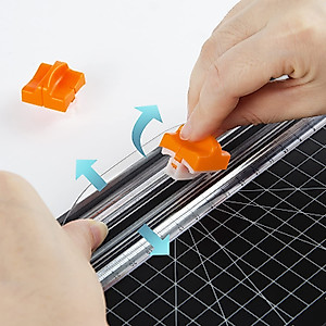 WORKLION Replacement Blade for Paper Cutter with Automatic Security Safeguard, Paper Trimmer Blades Refill(4 Pack)