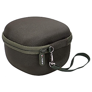 LTGEM Case for Walker's Razor Slim Ear Muffs - Hard Storage Travel Protective Carrying Bag (Green)