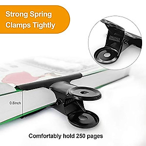 Coideal 12 Pack Large Black Bull Binder Paper Clips, Metal Hinge Clip File Clamps for Crafts, Food Bags, Drawing, Photo at Home Kitchen Office (2 1/2 Inch)