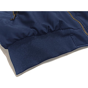 MAGNIVIT Men's Fall Winter Jacket Windbreakers Bomber Pilot Coat Military Jackets