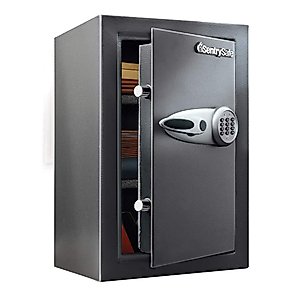 SentrySafe XX-Large Black Floor Safe with Digital Coded Keypad, Gun Safe for Handgun or Other Valuables, 2.2 Cubic Feet, T6-331
